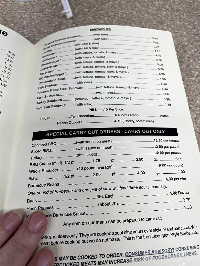 This menu isn't just a list of options&mdash;it's a historical document, a roadmap to happiness, and proof that simplicity often trumps complexity.