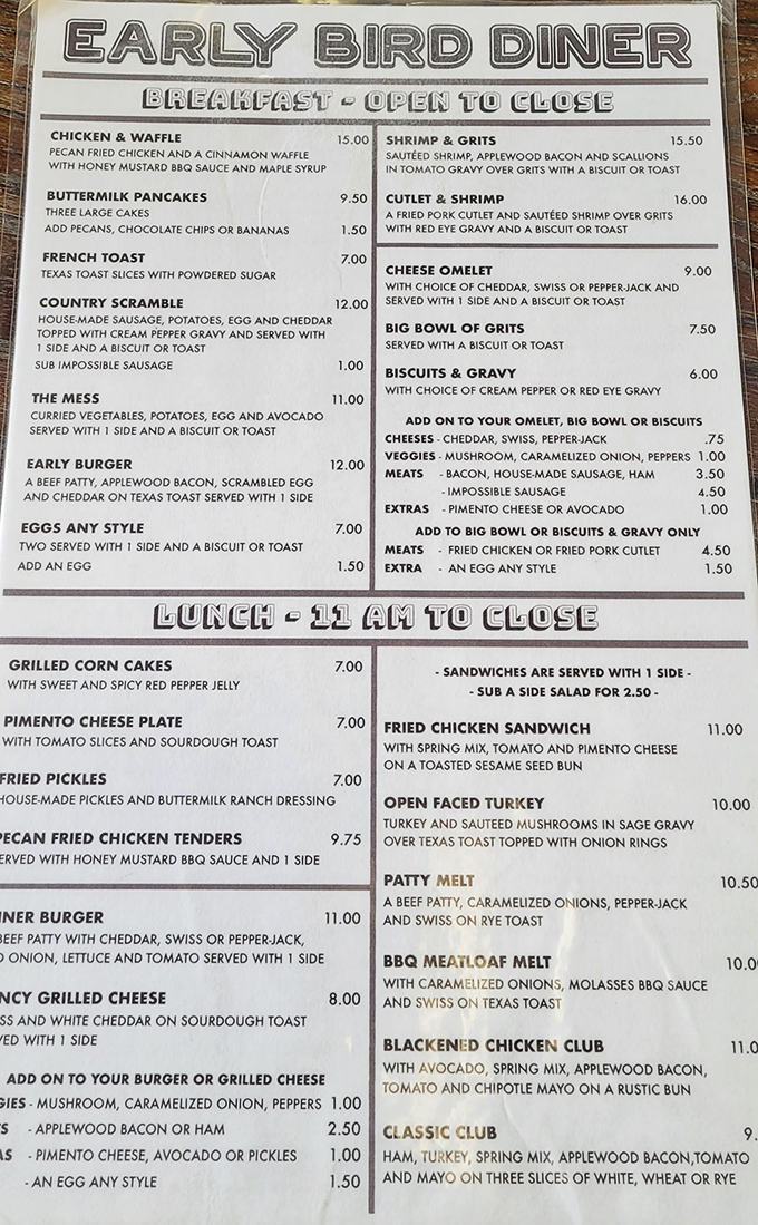 Behold the breakfast bible &ndash; a menu that reads like poetry for pancake lovers everywhere.