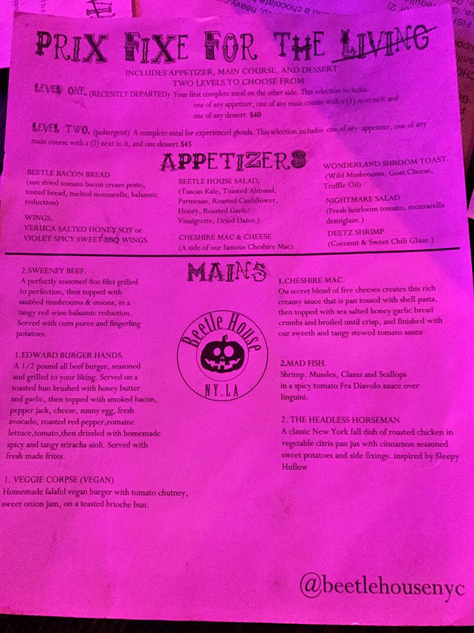 The Prix Fixe for the Living menu proves that clever wordplay tastes even better. 