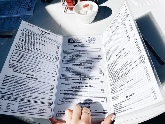 The menu at Paula's isn't just a list of food&mdash;it's a roadmap to breakfast nirvana with Danish pancakes as the promised land.