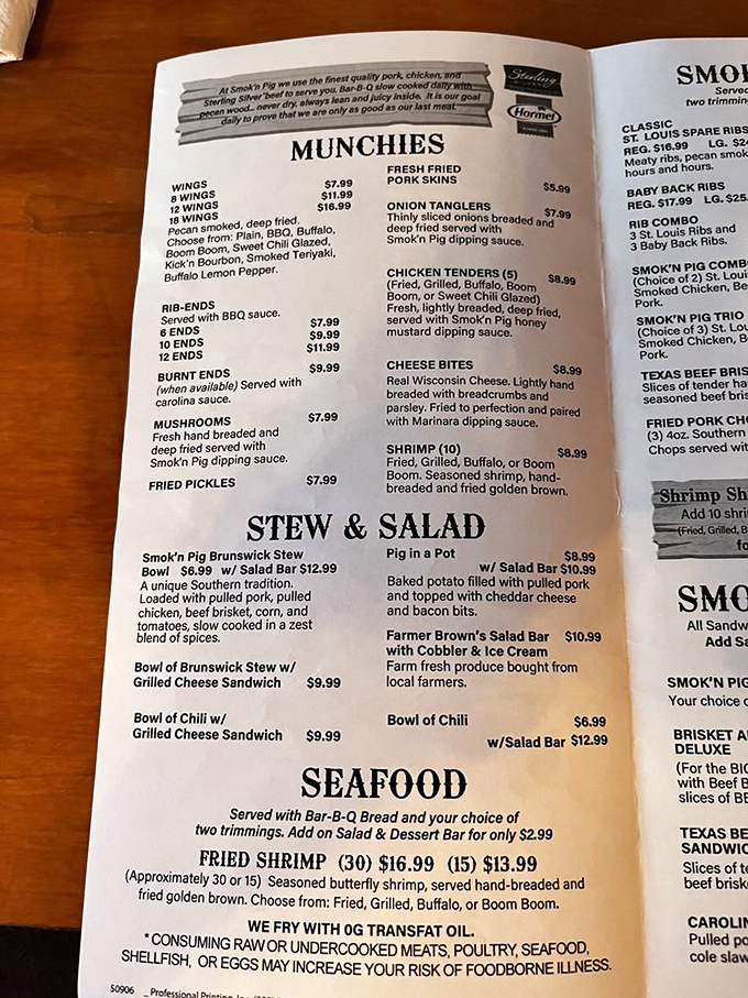 The menu reads like a love letter to carnivores. Each description promises a flavor journey worth every napkin you'll need.