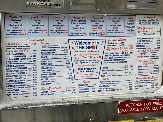 This menu isn't just a list of food&mdash;it's a historical document showcasing America's love affair with honest, unpretentious diner classics that never go out of style.