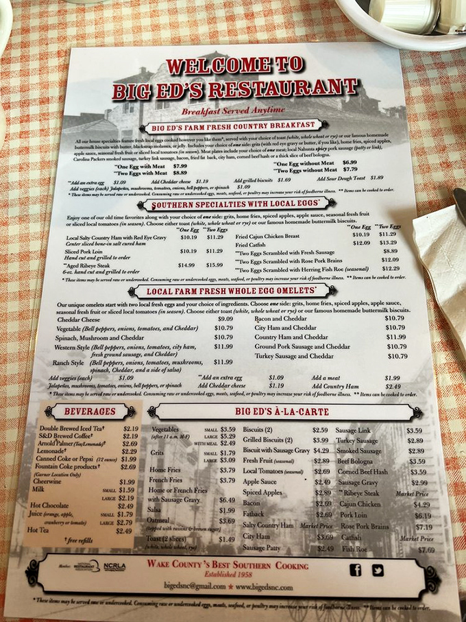 This menu isn't just a list of food&mdash;it's a roadmap to happiness with "breakfast served anytime" being the four most beautiful words in the English language.
