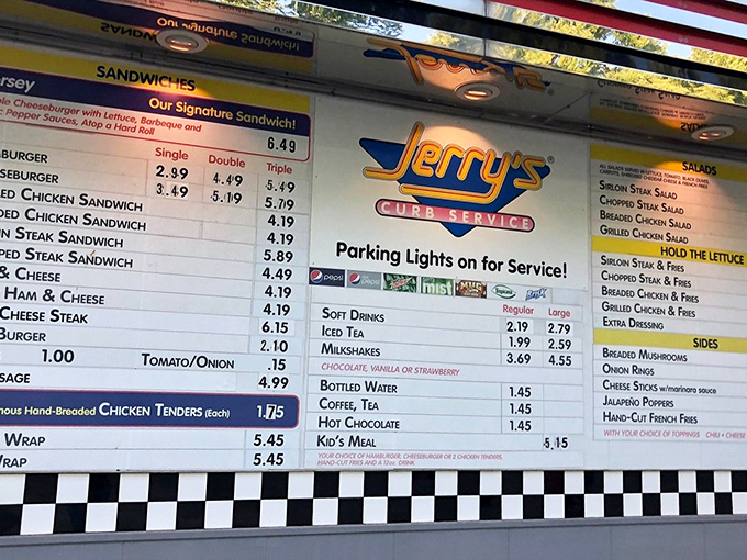 The menu board tells a delicious story&mdash;simple offerings executed perfectly, no molecular gastronomy required, just honest American comfort food.