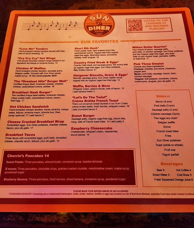 The menu reads like a greatest hits album of comfort food classics. Choosing just one dish might be the hardest decision you'll make all day.