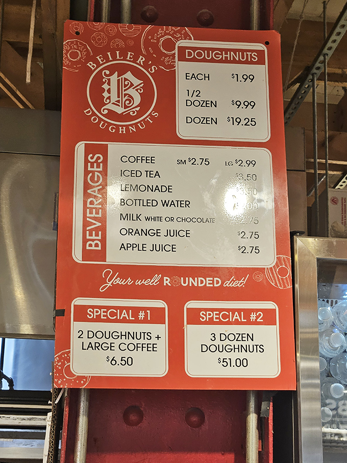 The menu board at Beiler's is like a treasure map where X marks every delicious spot&mdash;decision paralysis has never been so sweet.