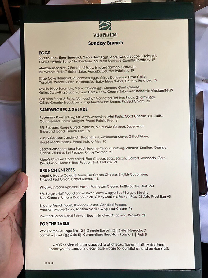 This isn't just a menu&mdash;it's a treasure map where X marks the spot for everything from wild game to brioche French toast.