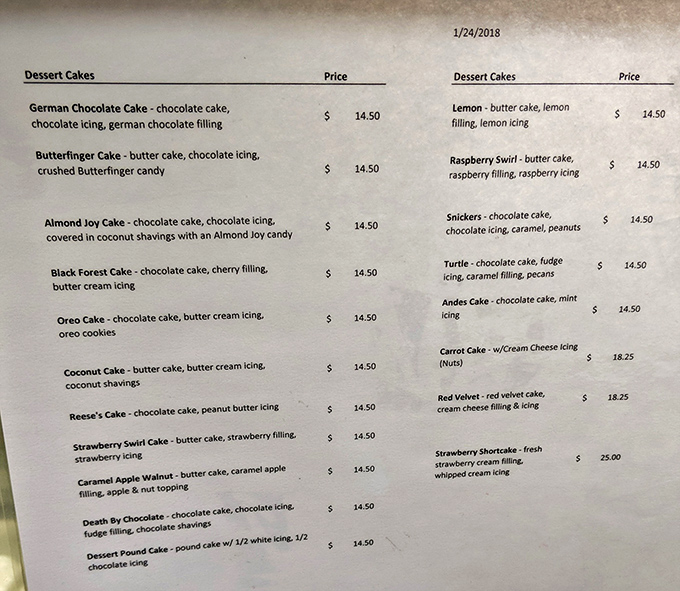The dessert menu reads like poetry for the sweet-inclined, with each description promising a different path to culinary bliss.
