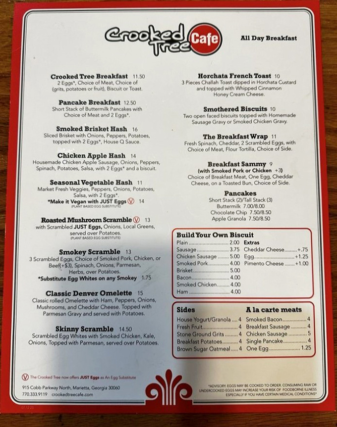 This menu isn't just a list of food&mdash;it's a roadmap to happiness. The Horchata French Toast alone is worth setting your alarm for.