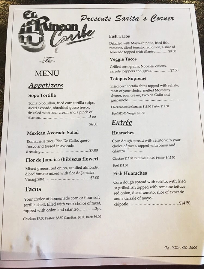 This menu reads like a love letter to Caribbean cuisine, with each description teasing flavors worth crossing state lines for.