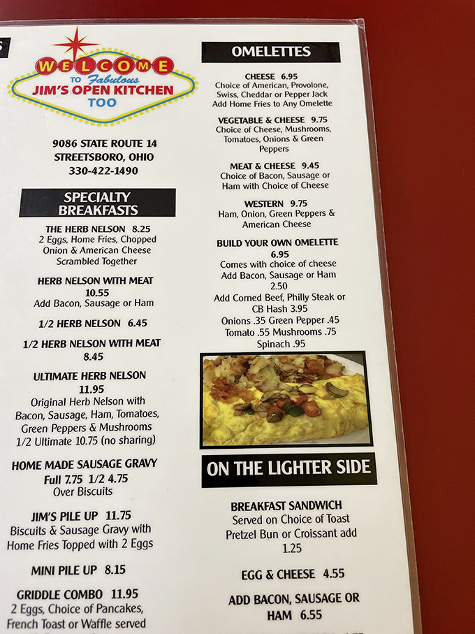 The breakfast bible unfolds before you, featuring the legendary Herb Nelson and other morning masterpieces worth waking up for.