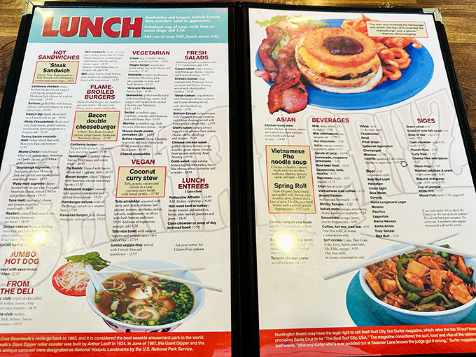 A menu so extensive it could double as light reading material. The real challenge isn't finding something you want&mdash;it's narrowing it down to just one choice.