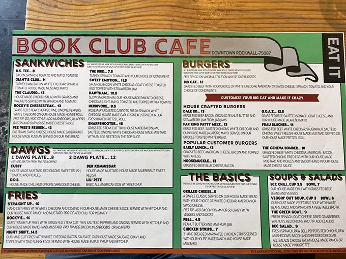 The menu reads like a love letter to comfort food, with clever names that'll make you smile before the first bite even arrives at your table.