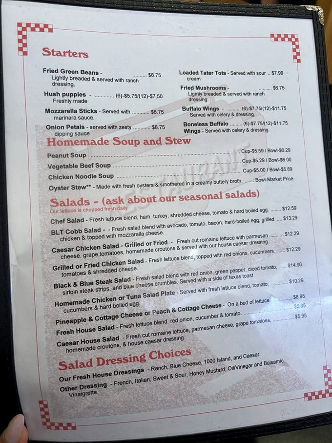 A menu that doesn't need fancy fonts or pretentious descriptions&mdash;just honest food that makes decision-making deliciously difficult.