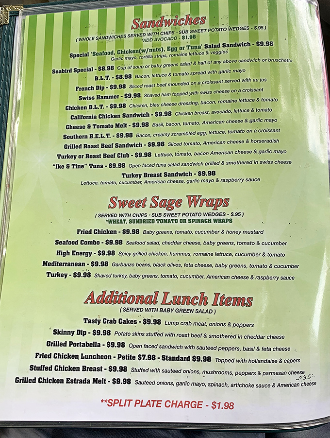 A menu that reads like a love letter to breakfast enthusiasts. The hardest relationship you'll have here is choosing just one dish.