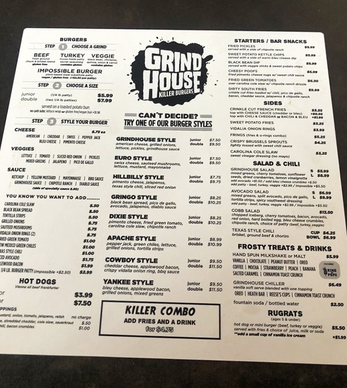 The menu reads like a choose-your-own-adventure novel where every path leads to burger bliss. Decision paralysis never tasted so good.