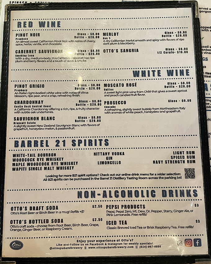 This menu reads like a love letter to both hopheads and comfort food enthusiasts alike.