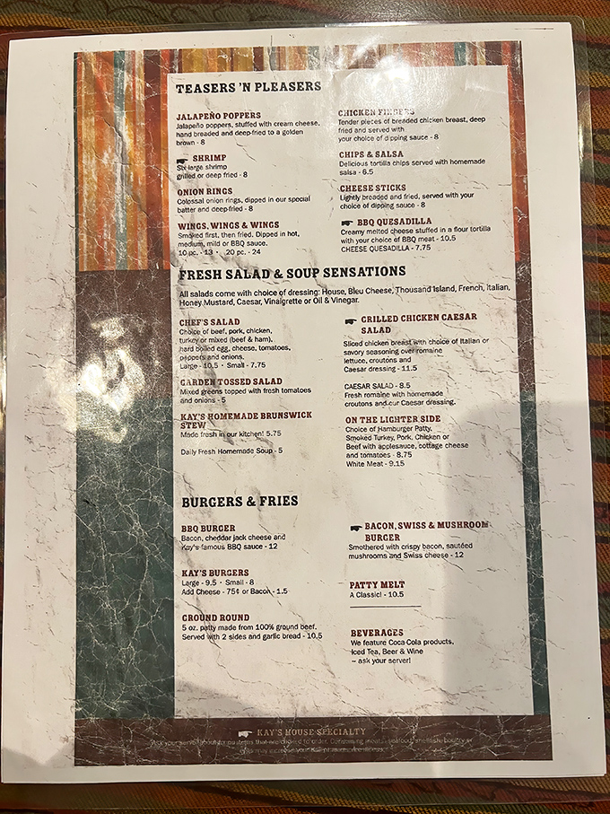 The menu reads like a love letter to comfort food classics. Those "Teasers 'N Pleasers" aren't just appetizers &ndash; they're opening acts for the main event.