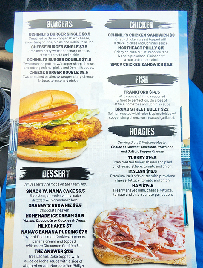 This menu reads like a love letter to Philadelphia cuisine, with banana pudding stealing the dessert spotlight.