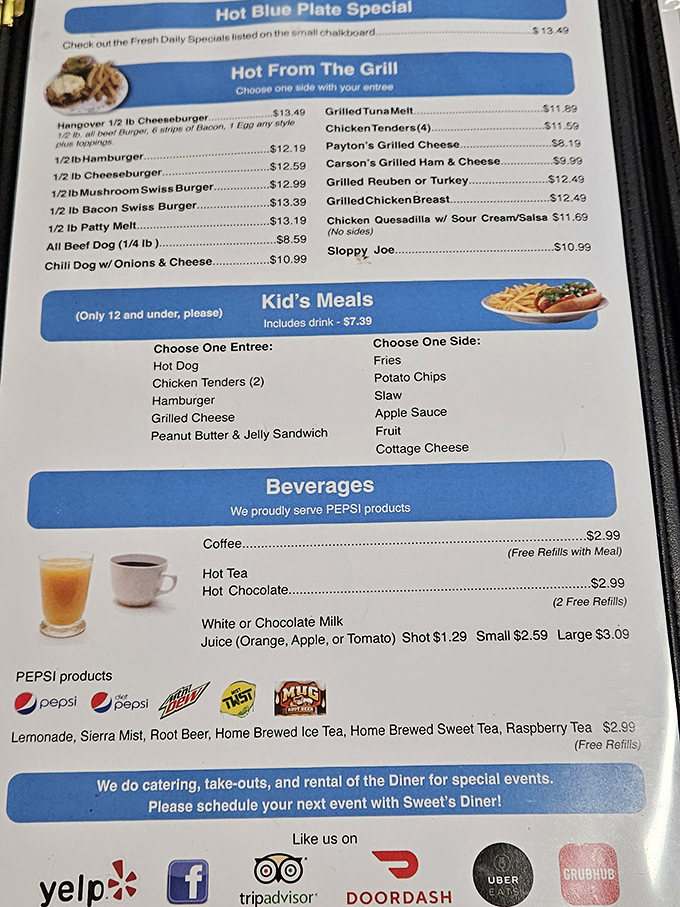 A menu that doesn't need fancy descriptions or exotic ingredients&mdash;just honest diner fare that makes you wonder why you'd eat anywhere else.