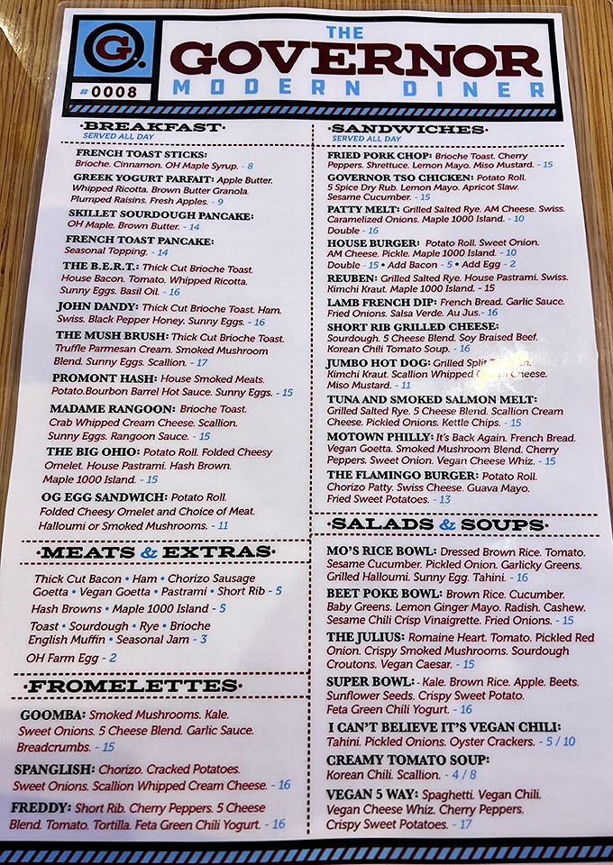 This isn't your grandpa's diner menu&mdash;unless your grandpa was a culinary genius with a flair for creative comfort food.