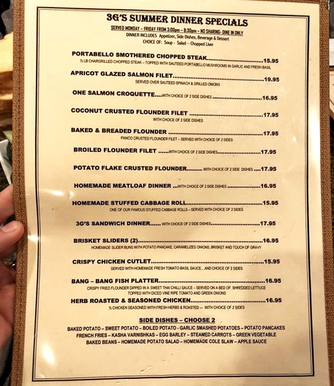 The summer dinner specials menu reads like poetry to comfort food lovers&mdash;each item more tempting than the last.