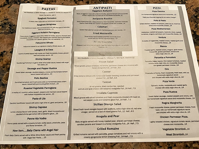 This isn't just a menu &ndash; it's a passport to authentic Italian flavors that'll make your nonna jealous.
