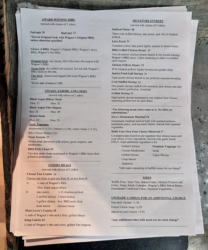 This menu board isn't just a list of items&mdash;it's a financial time machine. Where else can you still get a hot dog for pocket change in the age of $15 fast food combos?