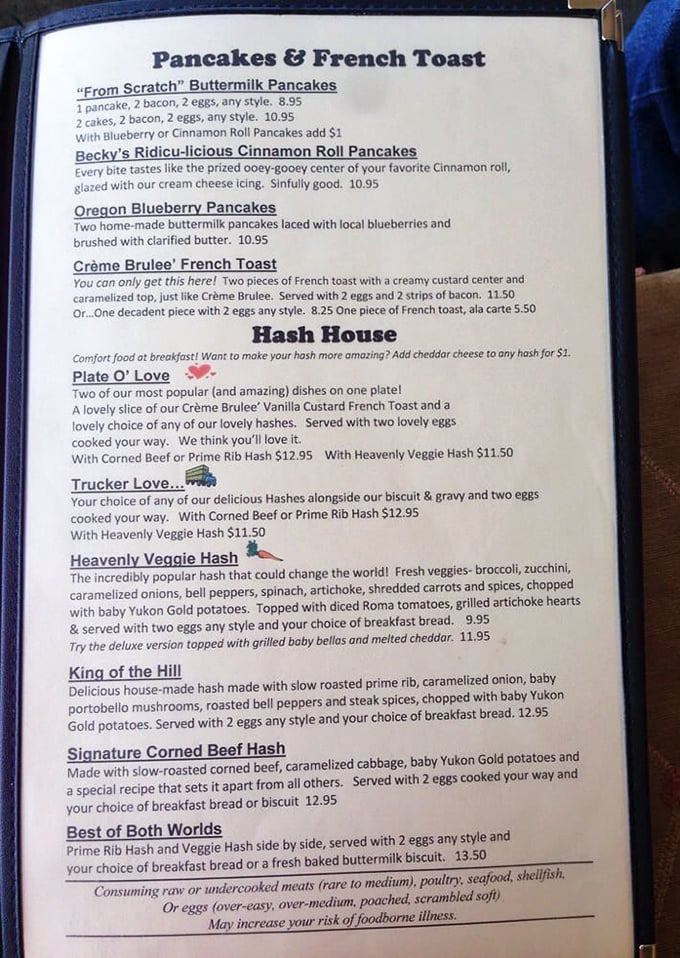 Menu poetry that makes decisions impossible. When "Ridicu-licious" is in the name, you know you're not at a chain restaurant.