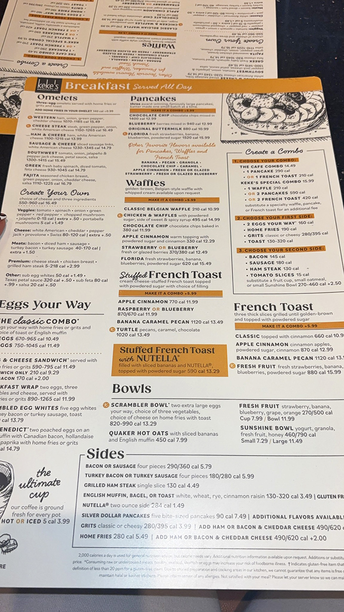 This menu reads like a love letter to everything wonderful about the most important meal.