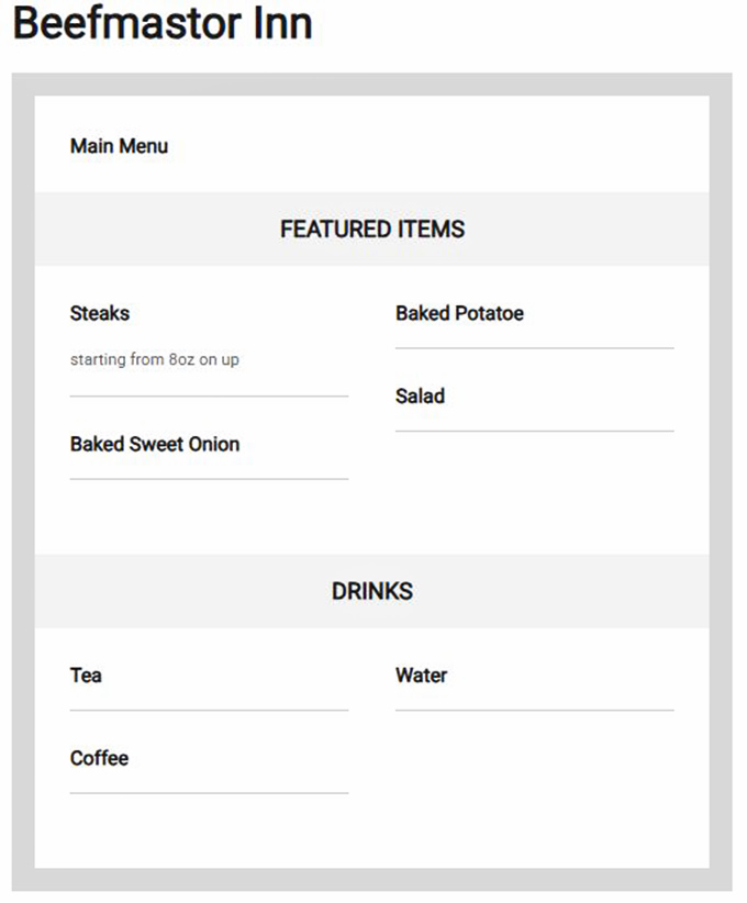 The menu at Beefmastor Inn is refreshingly straightforward—like a haiku dedicated to beef. Simplicity that speaks volumes.