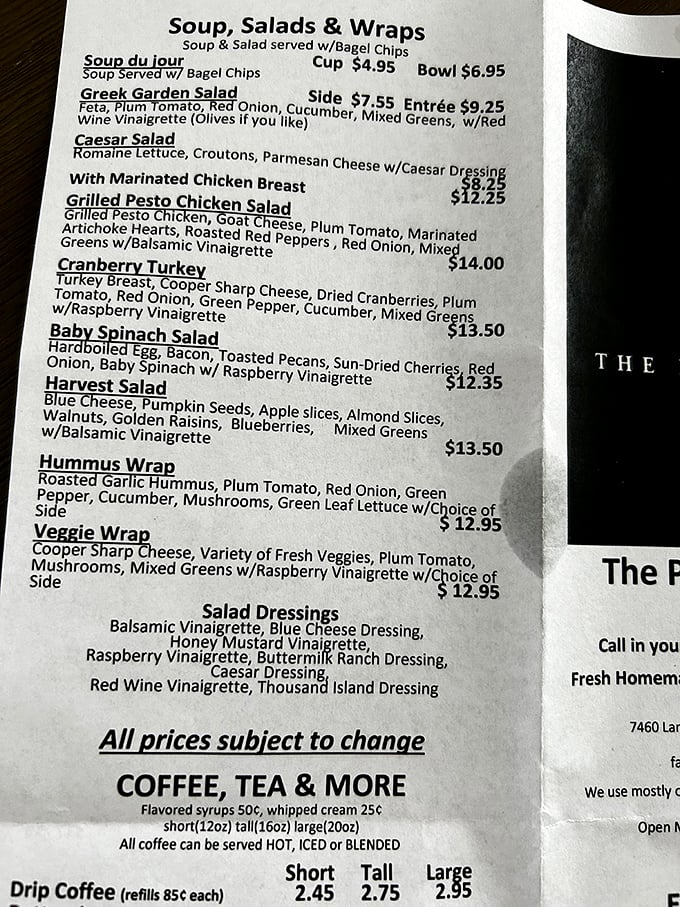 A menu that reads like a love letter to breakfast enthusiasts, with each option more tempting than the last.