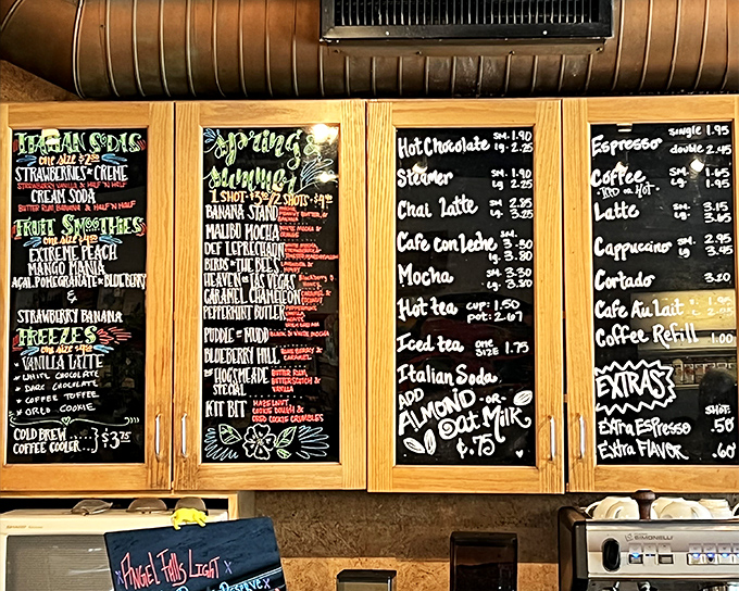That menu board reads like a love letter to breakfast, with prices that won't require a second mortgage.