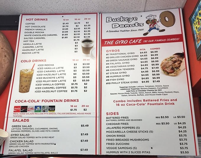 The menu reads like a love letter to comfort food&mdash;Greek specialties sharing the spotlight with classic American breakfast fare.