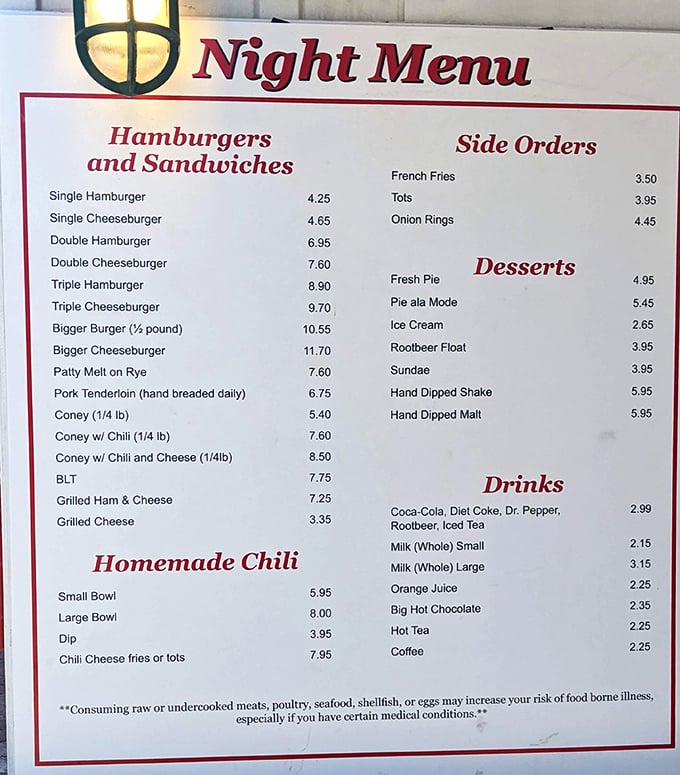 The menu reads like a love letter to American classics. No molecular gastronomy here, just the timeless hits that never go out of style.