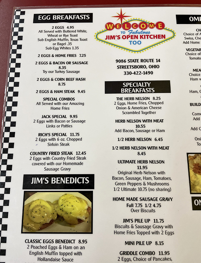Menu prices that make you wonder if you've time-traveled back to when breakfast was affordable.