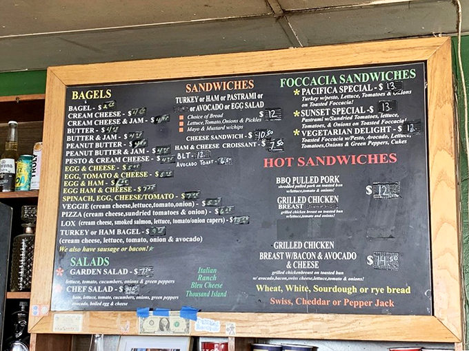 A chalkboard menu of possibilities that could bring a tear to a sandwich enthusiast's eye – the culinary equivalent of finding the perfect playlist for a cross-country road trip.
