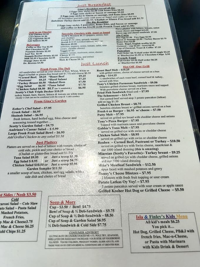 A menu that reads like a love letter to comfort food. No molecular gastronomy here&mdash;just straightforward deliciousness at prices that won't require a second mortgage. 