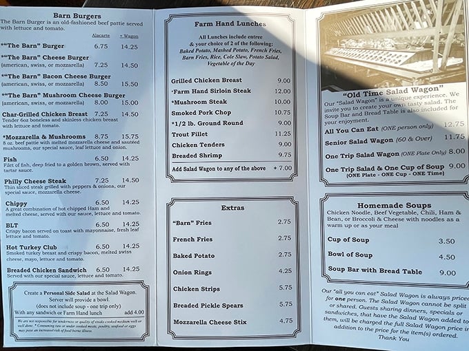 A menu that doesn't need fancy fonts or pretentious descriptions&mdash;just honest food that's kept locals coming back since before Instagram existed.