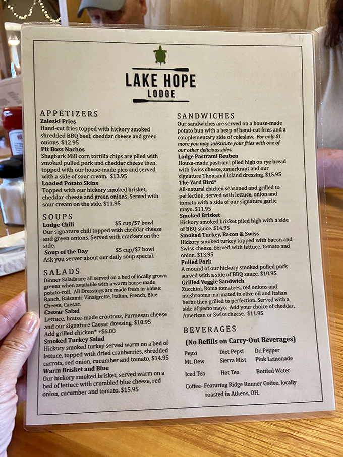 The menu reads like a love letter to smoked meats, with brisket playing the romantic lead in multiple delicious roles.