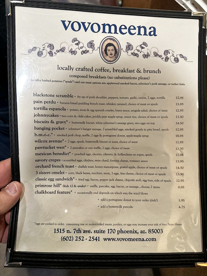 This isn't just a menu&mdash;it's a love letter to breakfast written by someone who understands that morning meals deserve serious respect.