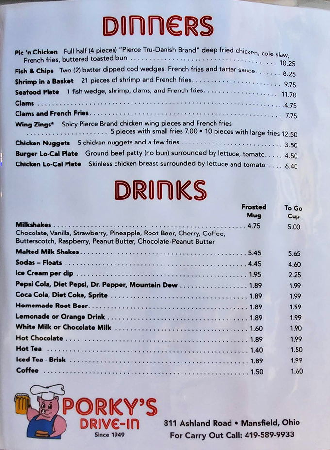 A menu where prices won't give you heartburn and "Wing Zings" isn't a band your kids listen to—it's dinner done right.