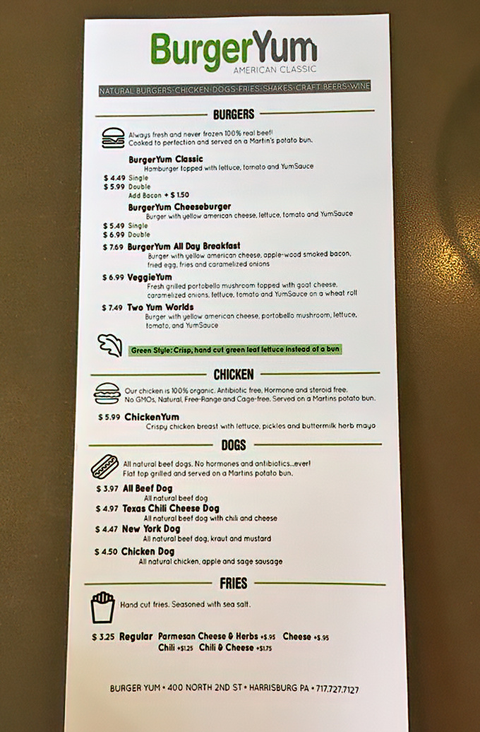 A menu that doesn't need fancy fonts or flowery descriptions&mdash;just honest ingredients that speak for themselves. Simplicity at its most delicious.