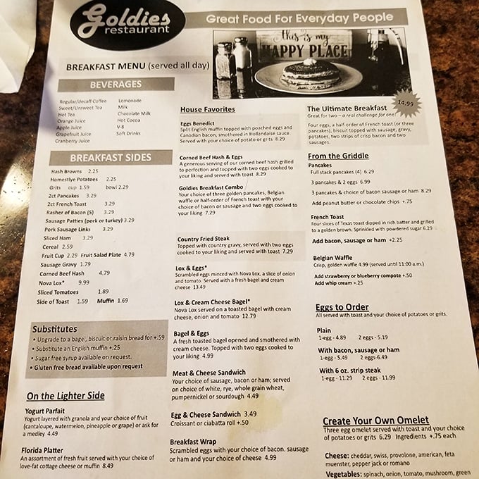 A menu that proudly declares "Great Food For Everyday People" isn't just marketing &ndash; it's the culinary equivalent of a pinky promise they absolutely keep.