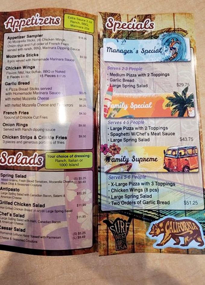 Behold the holy grail of neighborhood dining: a menu that knows exactly what it does best.