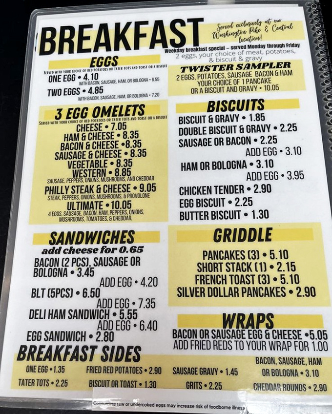 This menu isn't trying to impress with fancy fonts or exotic ingredients&mdash;just honest food that speaks directly to your hunger.