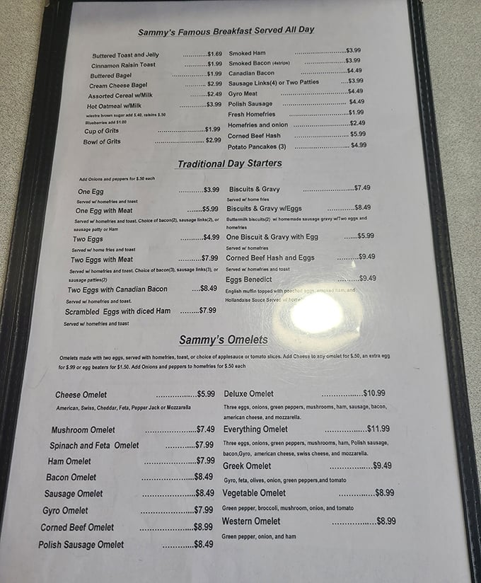 A menu that doesn't need spell check or a culinary dictionary &ndash; just straightforward comfort food that speaks the universal language of "yum."