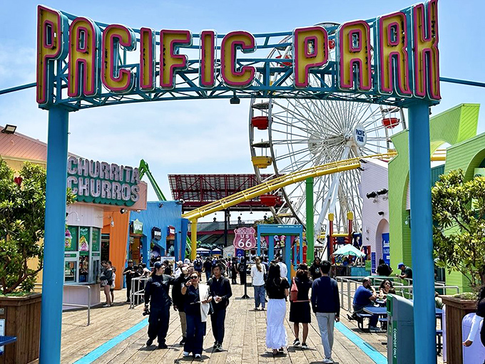 Pacific Park delivers technicolor joy in every direction. Even the most sophisticated adult suddenly remembers what being eight years old felt like.