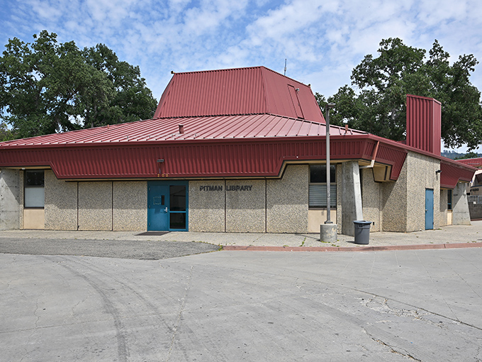 Pitman Library stands as the town's intellectual heart, proving small communities still value quiet contemplation.