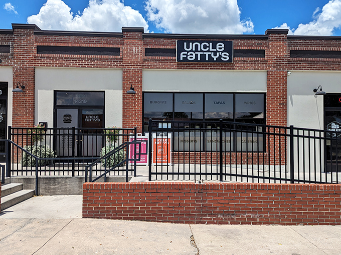 Uncle Fatty's brings modern flair to historic Dade City, proving that even in antique heaven, a good burger and craft beer create their own kind of history.